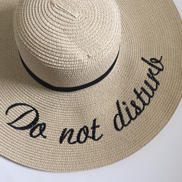 Accessories | Do Not Disturb Straw Hat | Poshmark